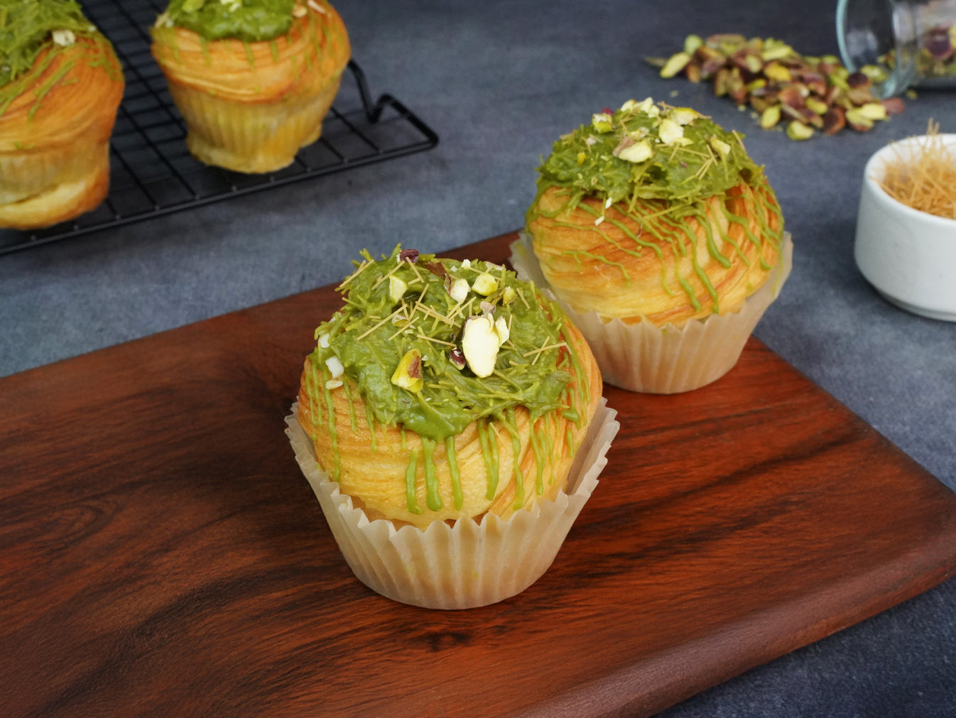 Dubai Kunafa Cruffin ( Pack o f 4) – Cruffin India